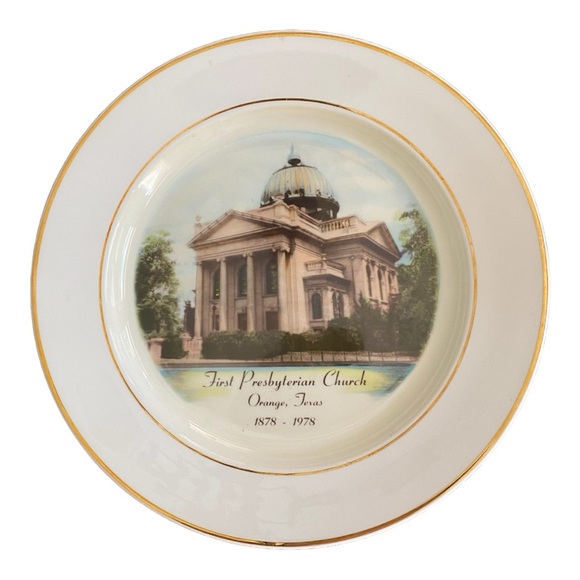 Accents | Vintage 1978 First Presbyterian Church Commemorative Plate ...
